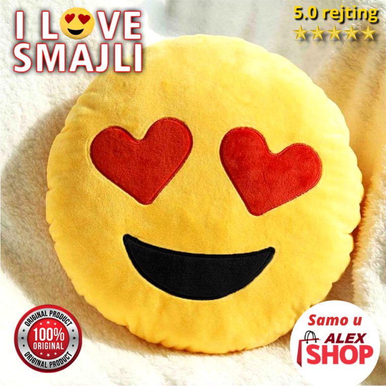 Poklonite sreću - Emoji - Smajli jastučić - jastuk Idealan poklon ...
